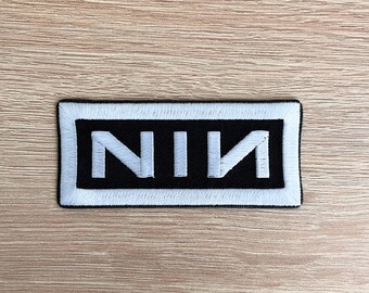 NIN Nine Inch Nails Alternative Rock Band Music Trent Reznor Logo Iron ...