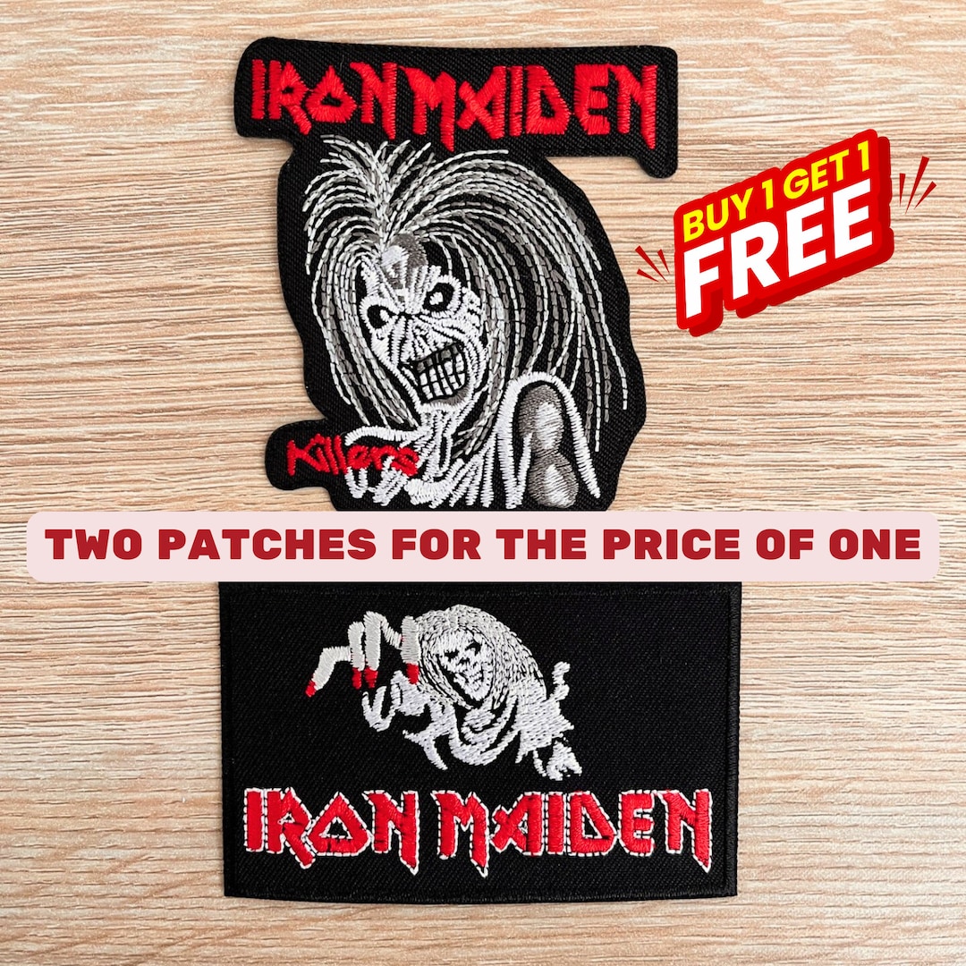 Iron Maiden Patches / Heavy Metal Rock Music Patches / Sew or Iron on ...