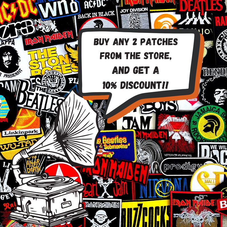 System of A Down Patch / Heavy Metal Music Patch / Sew or Iron - Etsy