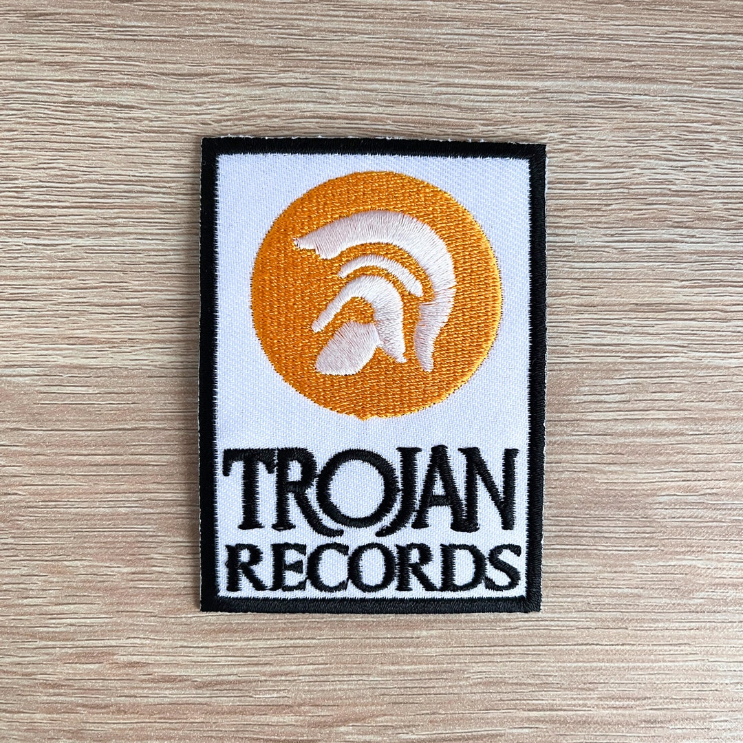 Trojan Records Patch / Ska Reggae Trojan Record Label Logo / Sew or ...