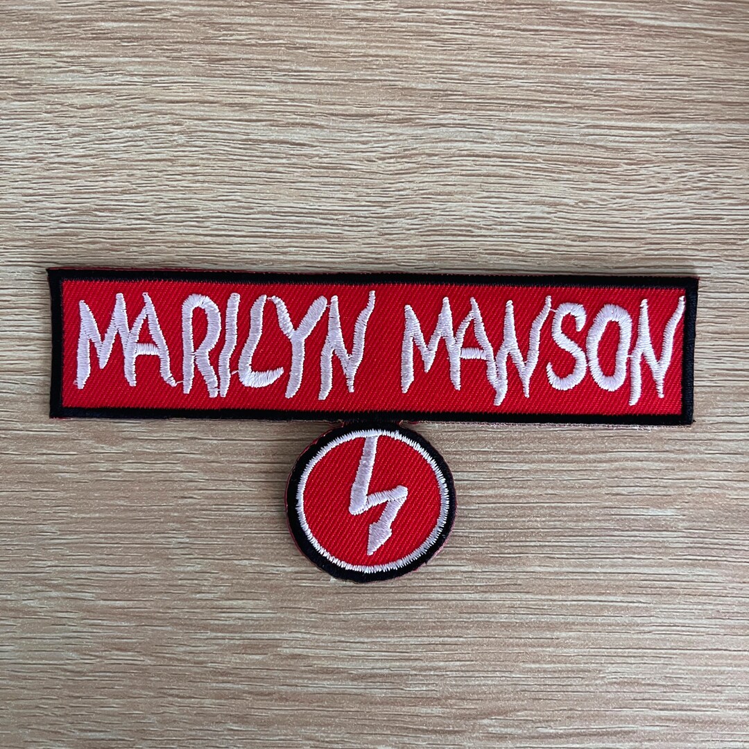 Marilyn Manson Patch / Heavy Metal Music Patch / Sew or Iron on ...