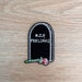 RIP Feelings Patch / Funny Gravestone Patch / Meme Retro Funny Phrase ...