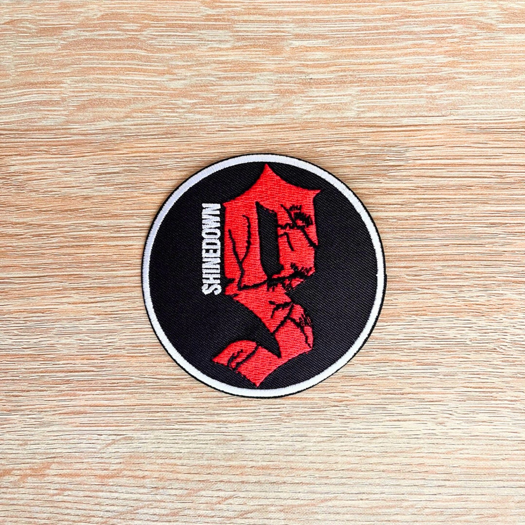 Shinedown Patch / Rock Music Patch / Sew or Iron on Embroidered Music ...