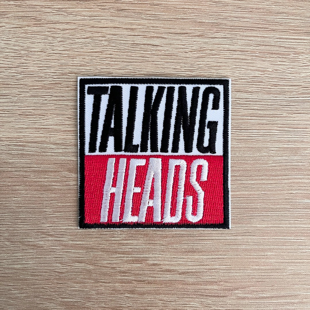 Talking Heads Patch / Rock Music Patch / Sew or Iron on Embroidered ...