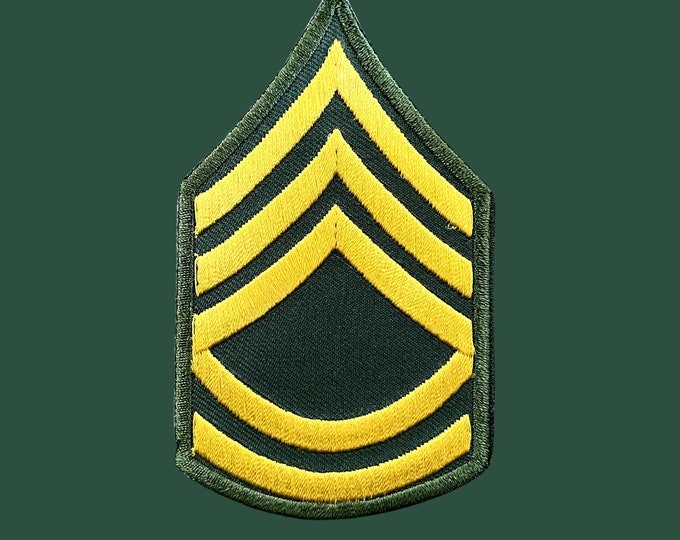 US Army Military Patch / Sergeant First Class Insignia Patch / US ...