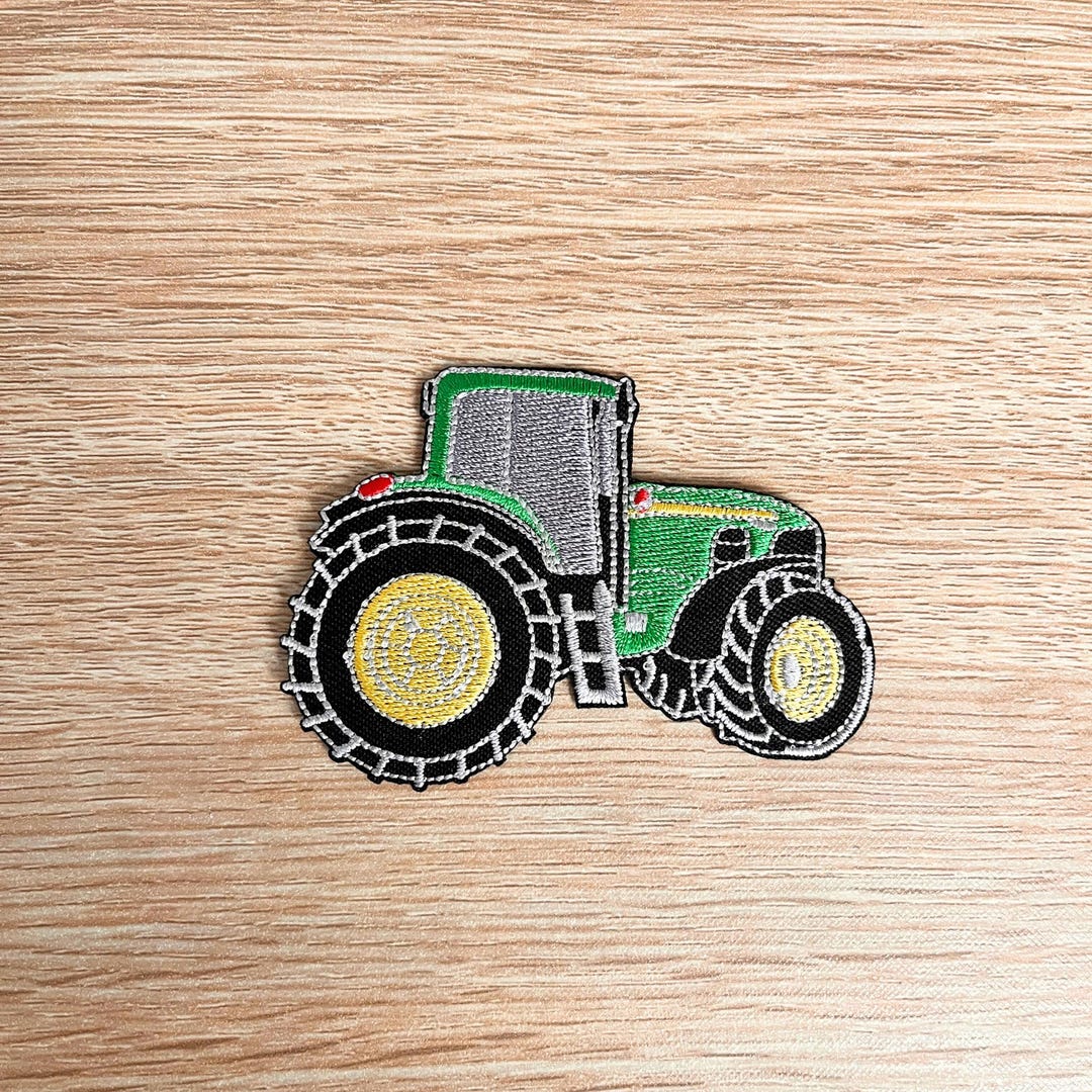 Tractor Patch - Green Tractor Patch - Farm Tractor Lover - Sew or Iron ...