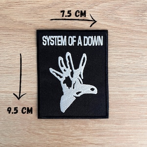 System of A Down Patch / Heavy Metal Music Patch / Sew or Iron on ...