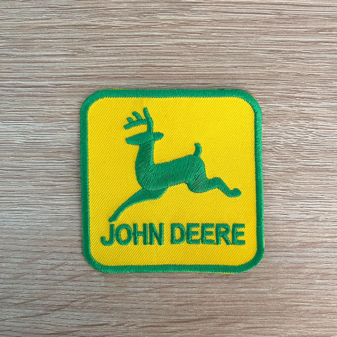 John Deere Patch / Green and Yellow John Deere Tractor Patch / Sew Iron ...