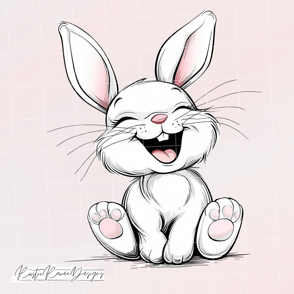 Cute Bunny Clipart, Rabbit Png, Easter Clipart, Kids Easter Png, Easter ...