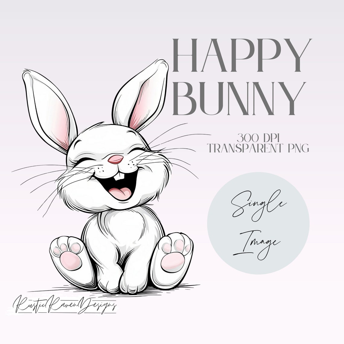 Cute Bunny Clipart, Rabbit Png, Easter Clipart, Kids Easter Png, Easter ...