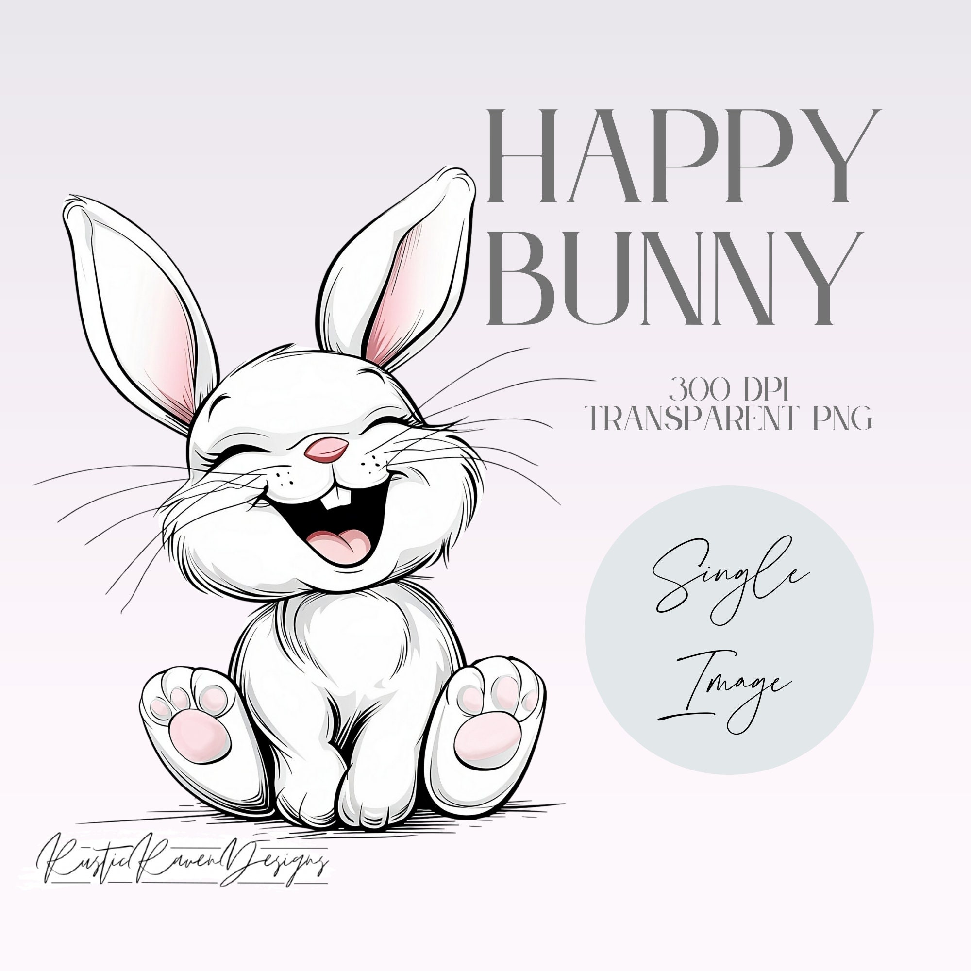 Cute Bunny Clipart, Rabbit Png, Easter Clipart, Kids Easter Png, Easter ...