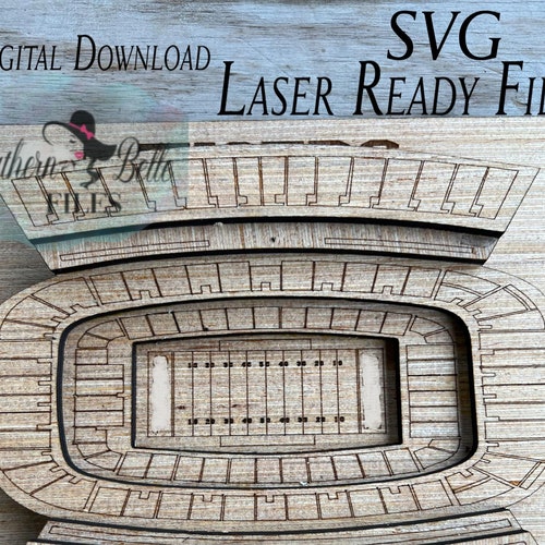 Football Field SVG - Etsy