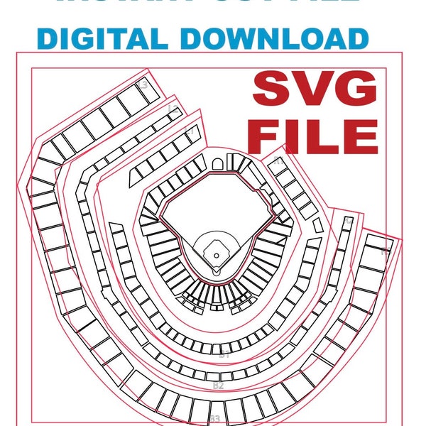 Laser Cut Files Baseball Stadium - Etsy