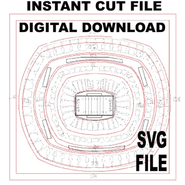 3d Svg Stadium File - Etsy