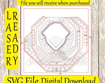 Laser Busch Stadium File - Etsy