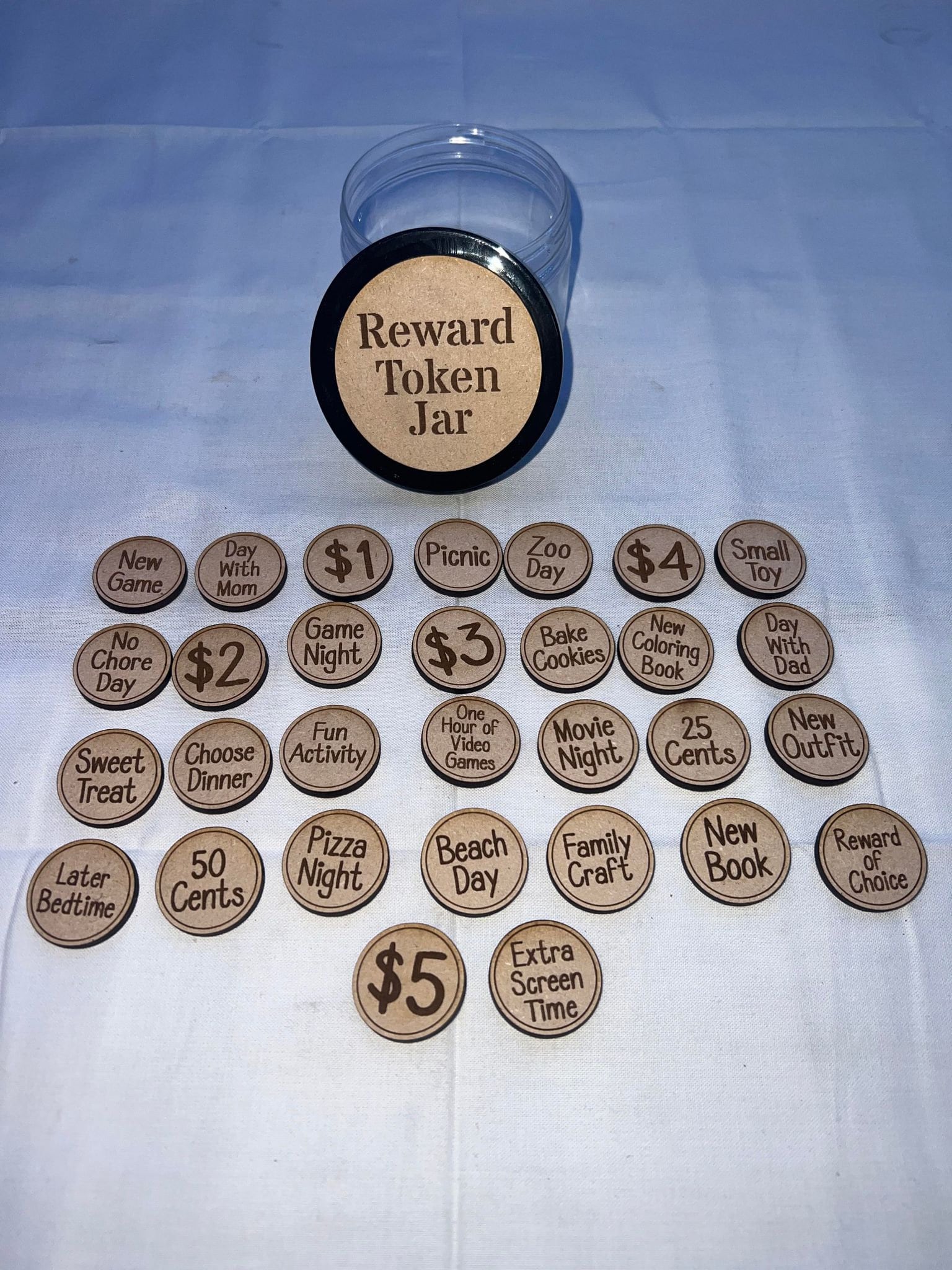 Reward Token Jar - Etsy