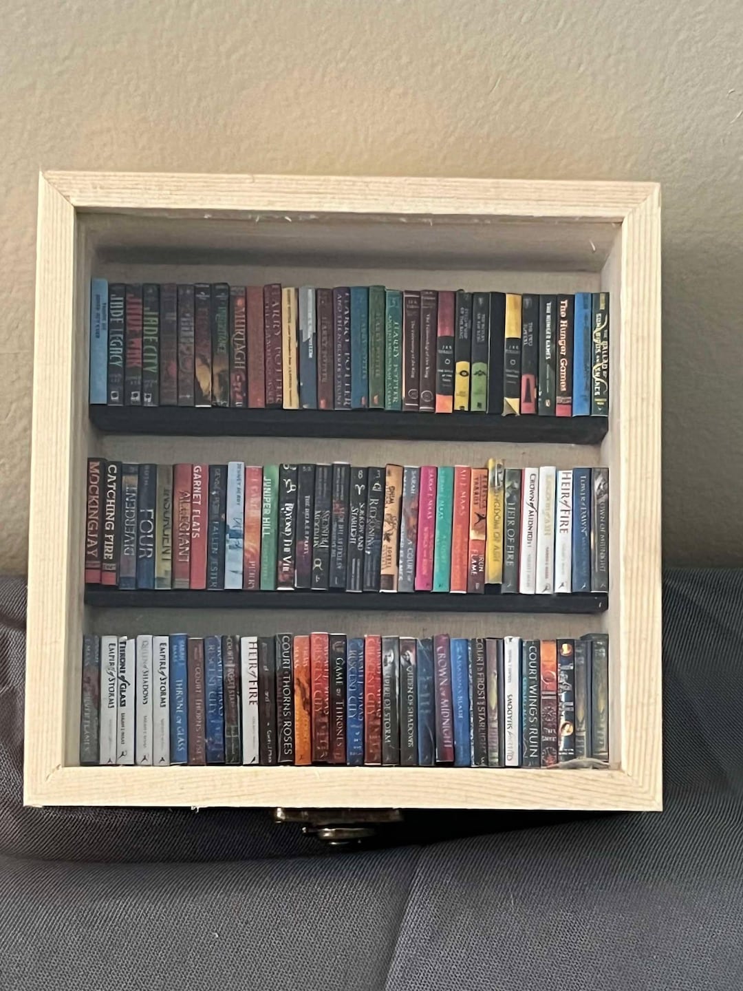 Personalized Anxiety Bookcase * Desk Decoration * MINI Bookcase ...