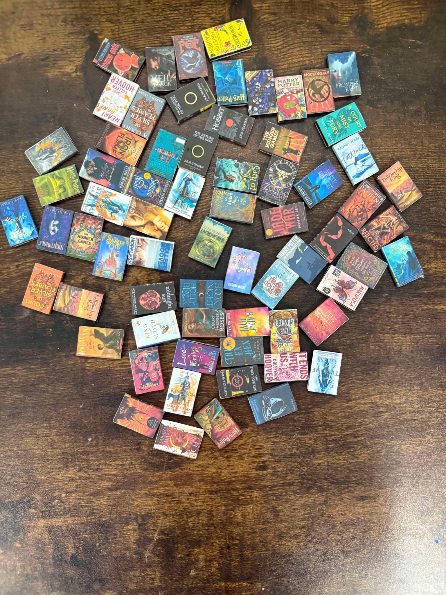 Book Drop With Mini Books, Book Lover Gifts, Birthday, Christmas ...