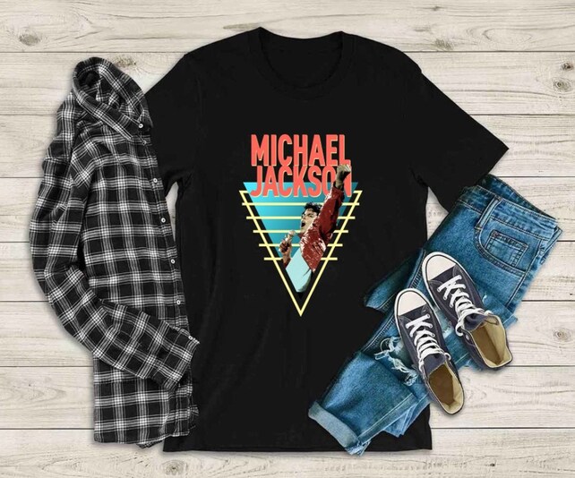 Michael Jackson Graphic Tee - Etsy