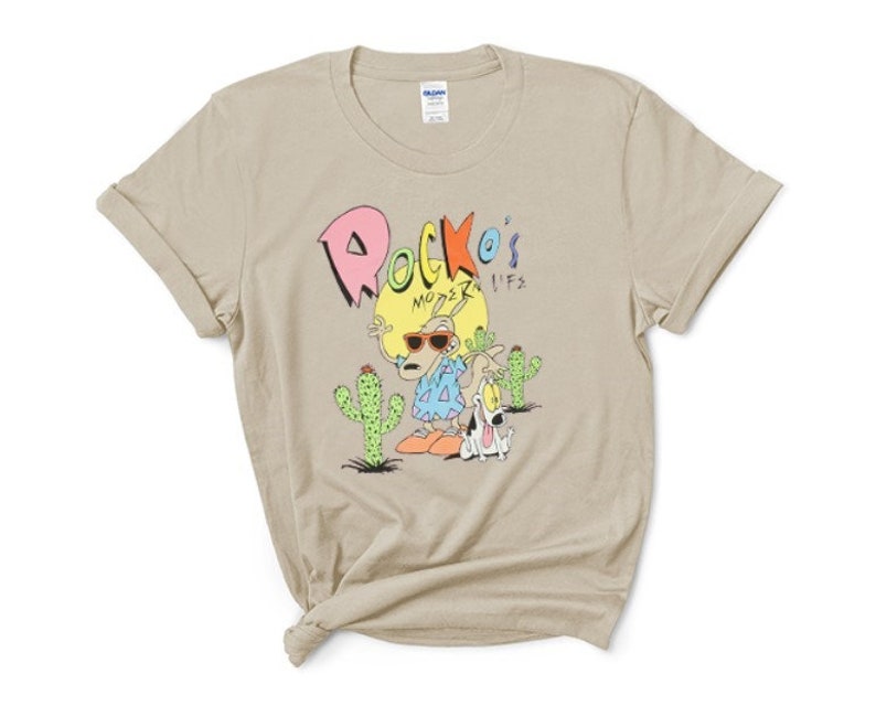 Nickelodeon Rockos Modern Life T Shirt, Reprinted - Etsy
