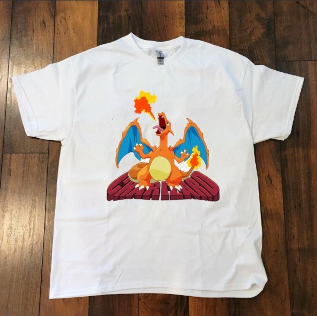 Funny Charizard T Shirt, Dragons Spitting Fire Gotta Catch 'em All Unisex T Shirt, Gift for ...
