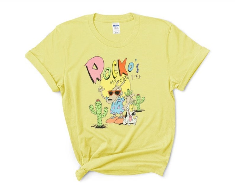 Nickelodeon Rockos Modern Life T Shirt Reprinted - Etsy