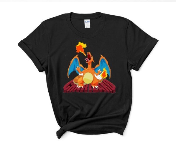 Funny Charizard T Shirt Dragons Spitting Fire Gotta Catch - Etsy