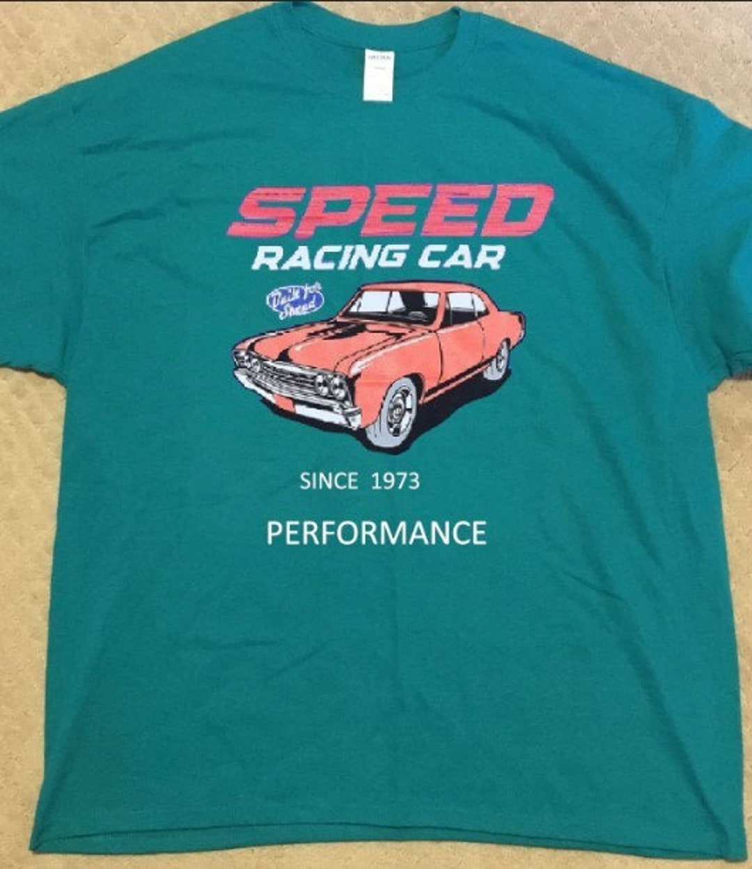 Vintage Fashion 70's, Speed Racing Car T Shirt, Build for Speed Since ...