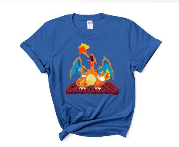 Funny Charizard T Shirt Dragons Spitting Fire Gotta Catch - Etsy