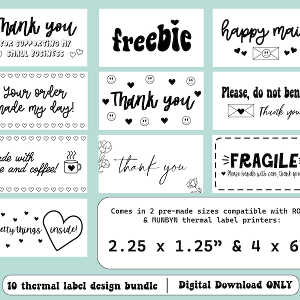 Label Bundle - Etsy