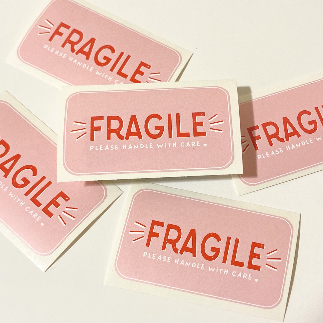 Fragile Stickers, Cute Fragile Stickers, Fragile Handle With Care ...