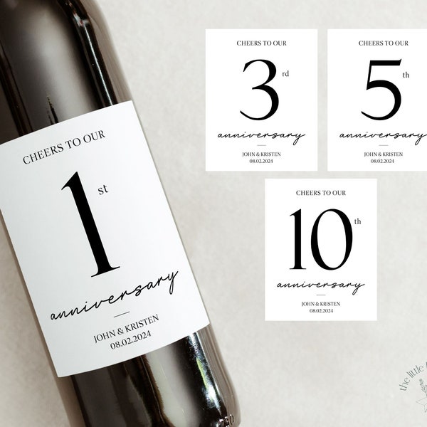 Milestone Wine Label - Etsy