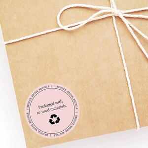 Reused Packaging Sticker, Recycle Sticker, Small Business Stickers ...