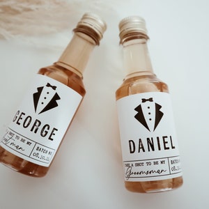 Groomsmen Proposal Label, Groomsmen Gift, Will You Be My Groomsman ...