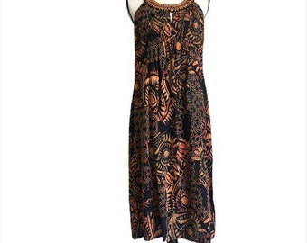 Native Print Dress | Etsy