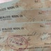 Vintage 1900s Mining Company Checks - Random Antique Bank Check - Etsy