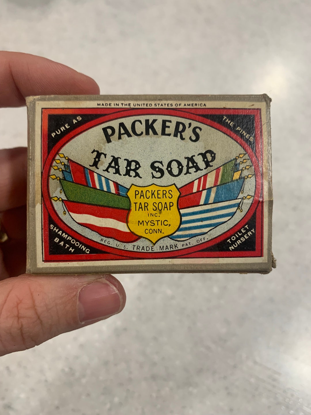 Vintage Antique Packers Tar Soap - Mint Condition- Unused in Box ...