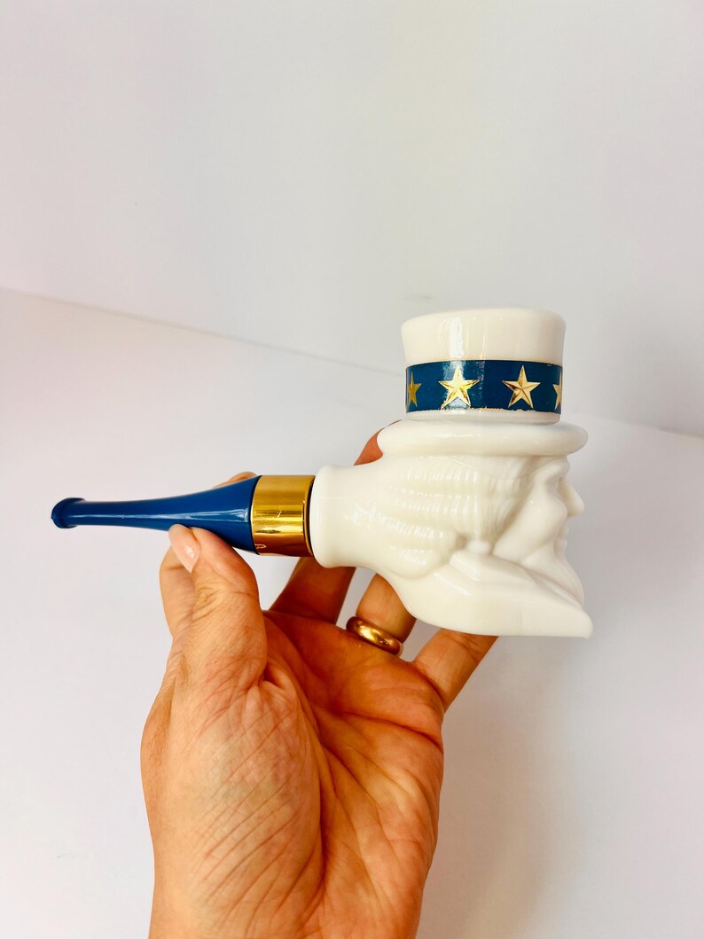 Vintage AVON Uncle Sam Pipe Decanter | Deep Woods After Shave Bottle - Etsy