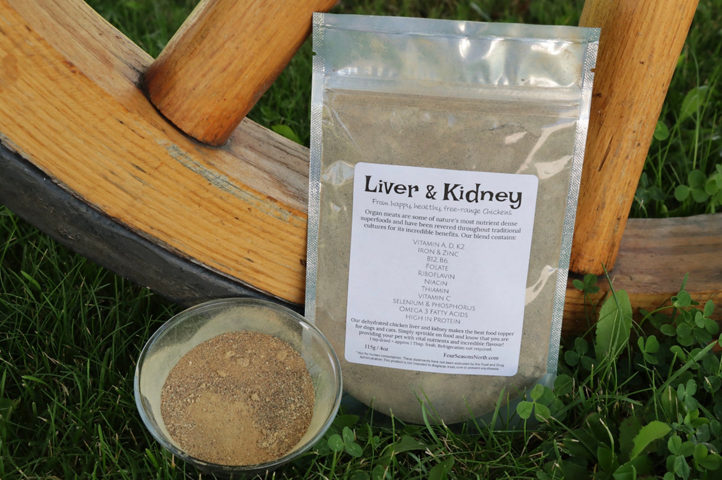 4oz Free-range Chicken Liver & Kidney Powder - Etsy