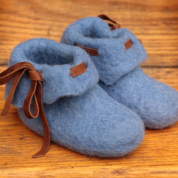 Felt Baby Booties - Etsy