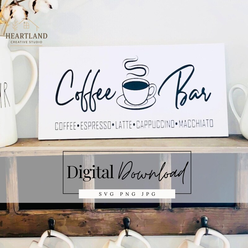 Wall Paper Coffee Station - Etsy