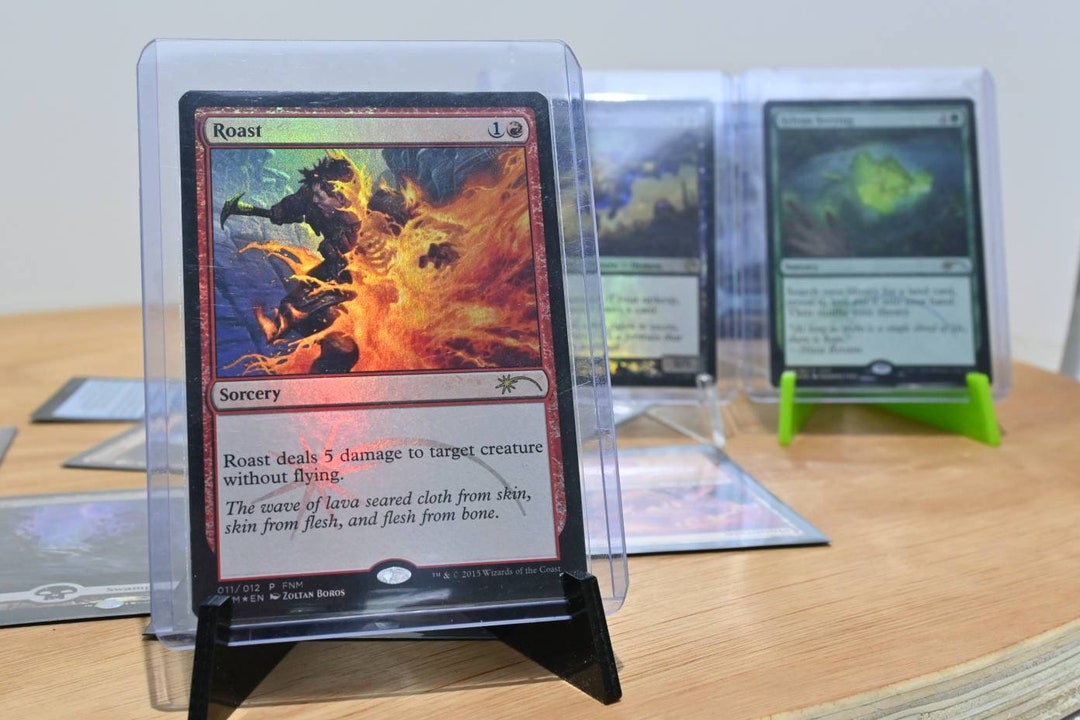 10x Simple Acrylic Trading Card Stands. - Etsy