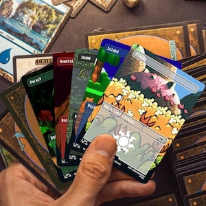 MTG Proxy - 20x Basic Lands Pixel - Etsy