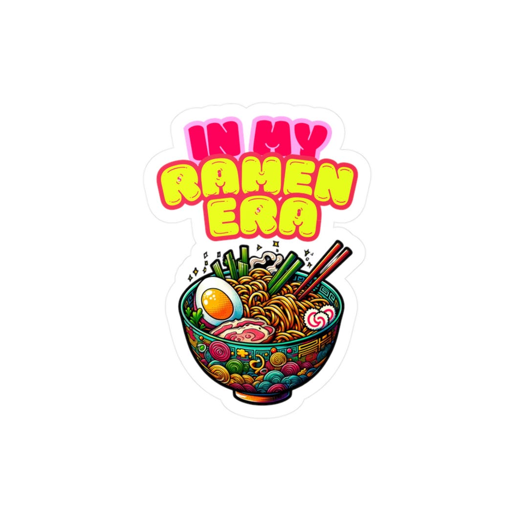 753 Designs in My Ramen Era Kiss-cut Vinyl Decal - Etsy