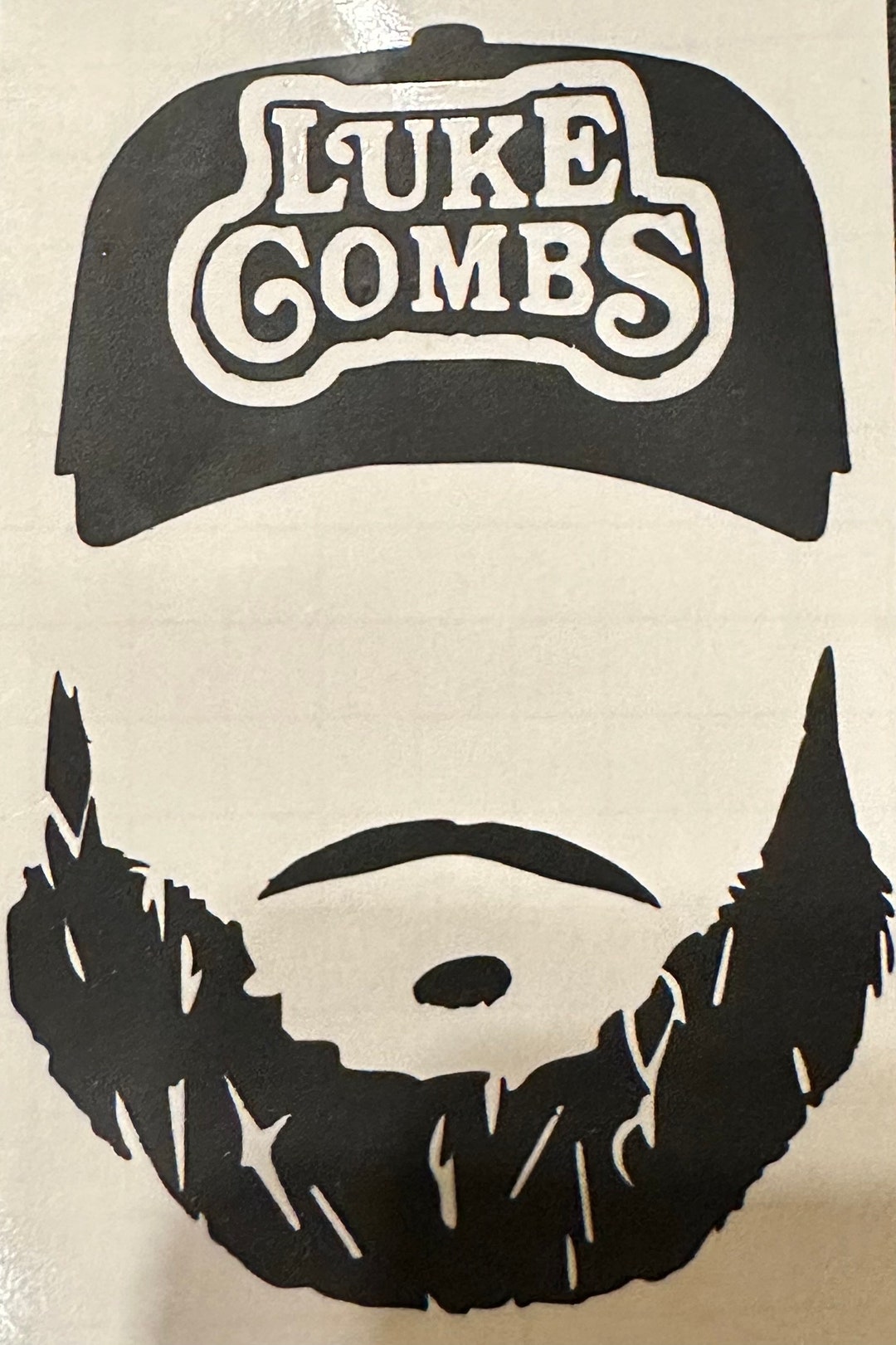Luke Combs Decal - Etsy