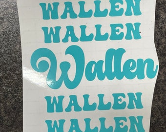 Morgan Wallen Logo Vinyl Decal - Etsy