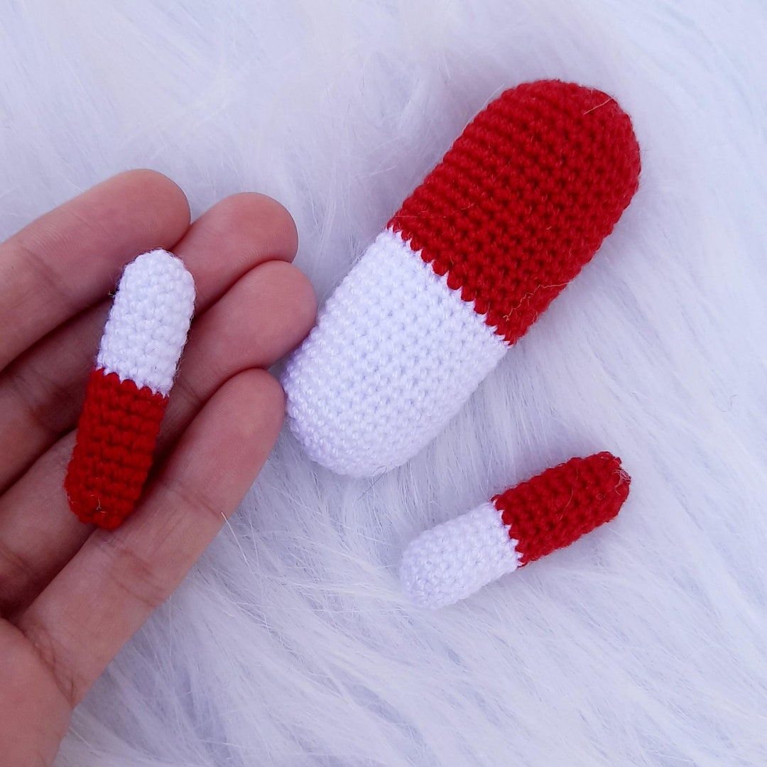 Pills Crochet , Free Crochet Pattern , Amigurumi Pills, Crochet Pattern ...