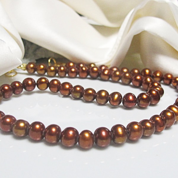 Chocolate Pearls - Etsy