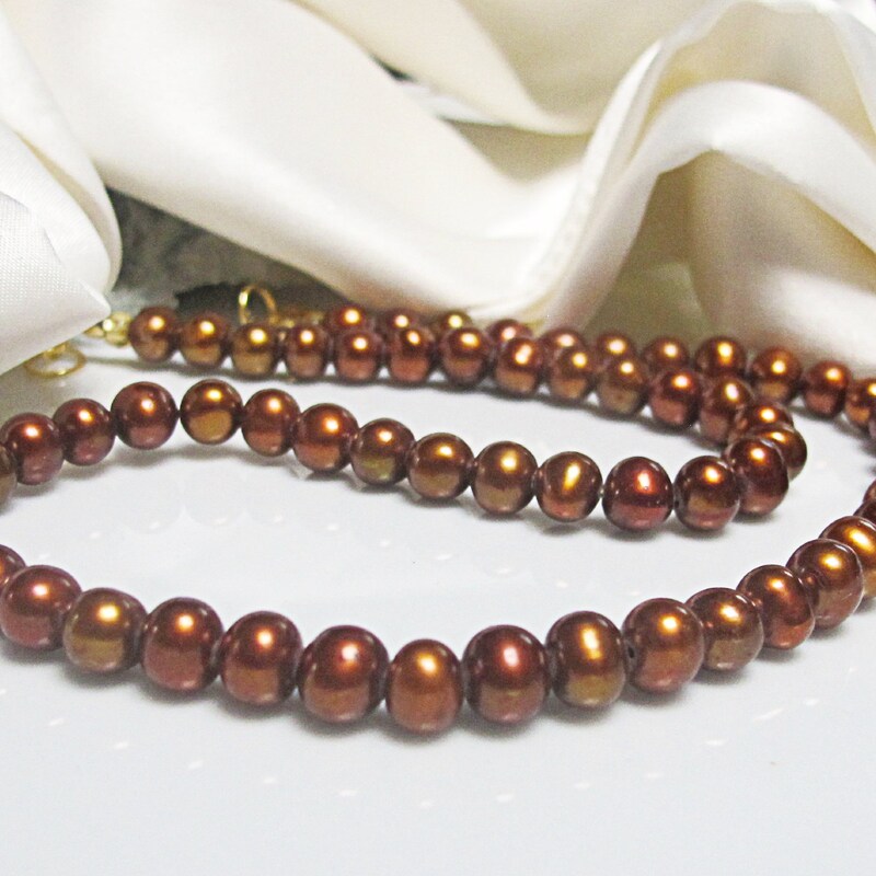 Chocolate Pearls - Etsy