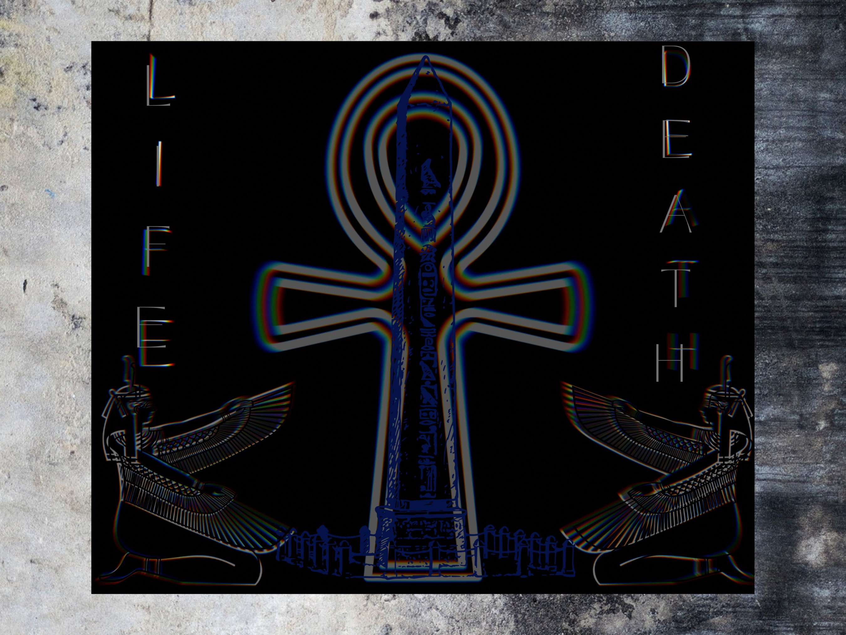 Gothic Ankh Wallpaper